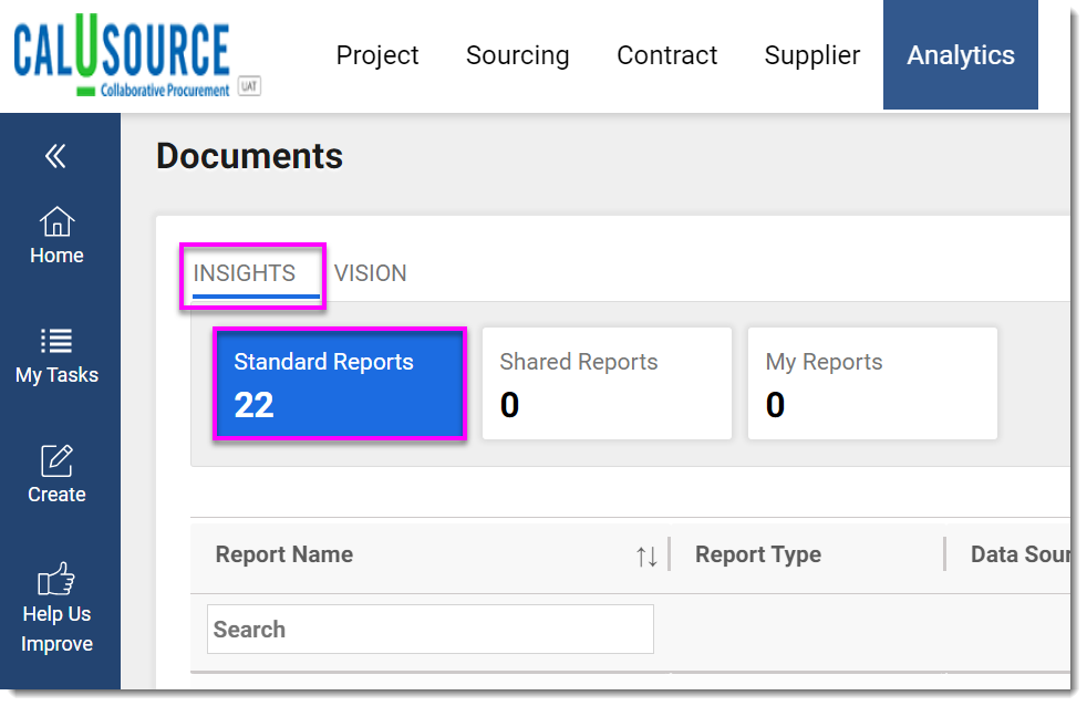 How to Setup a Report for Expiring Contracts | UC Procurement